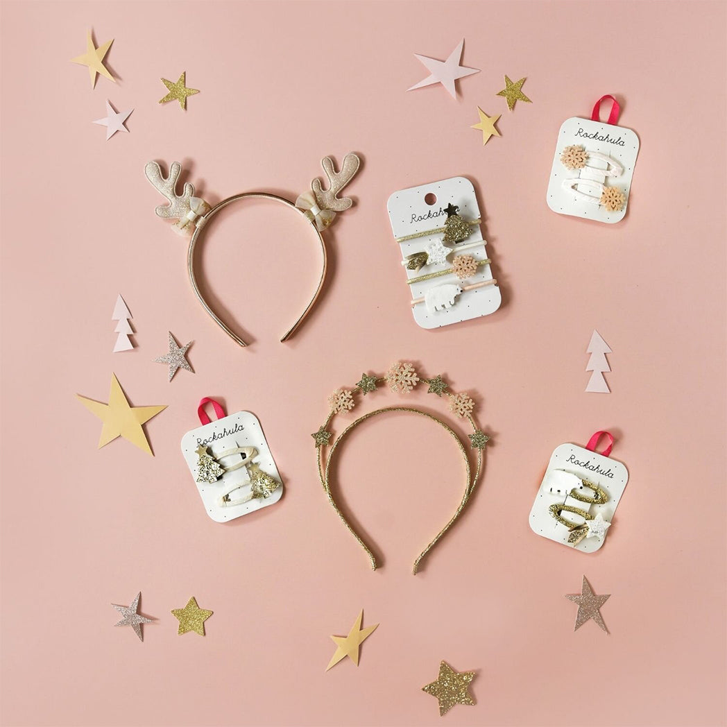 Rockahula clips pour cheveux fille Sapin de Noël Pôle Nord chez Yay Kids